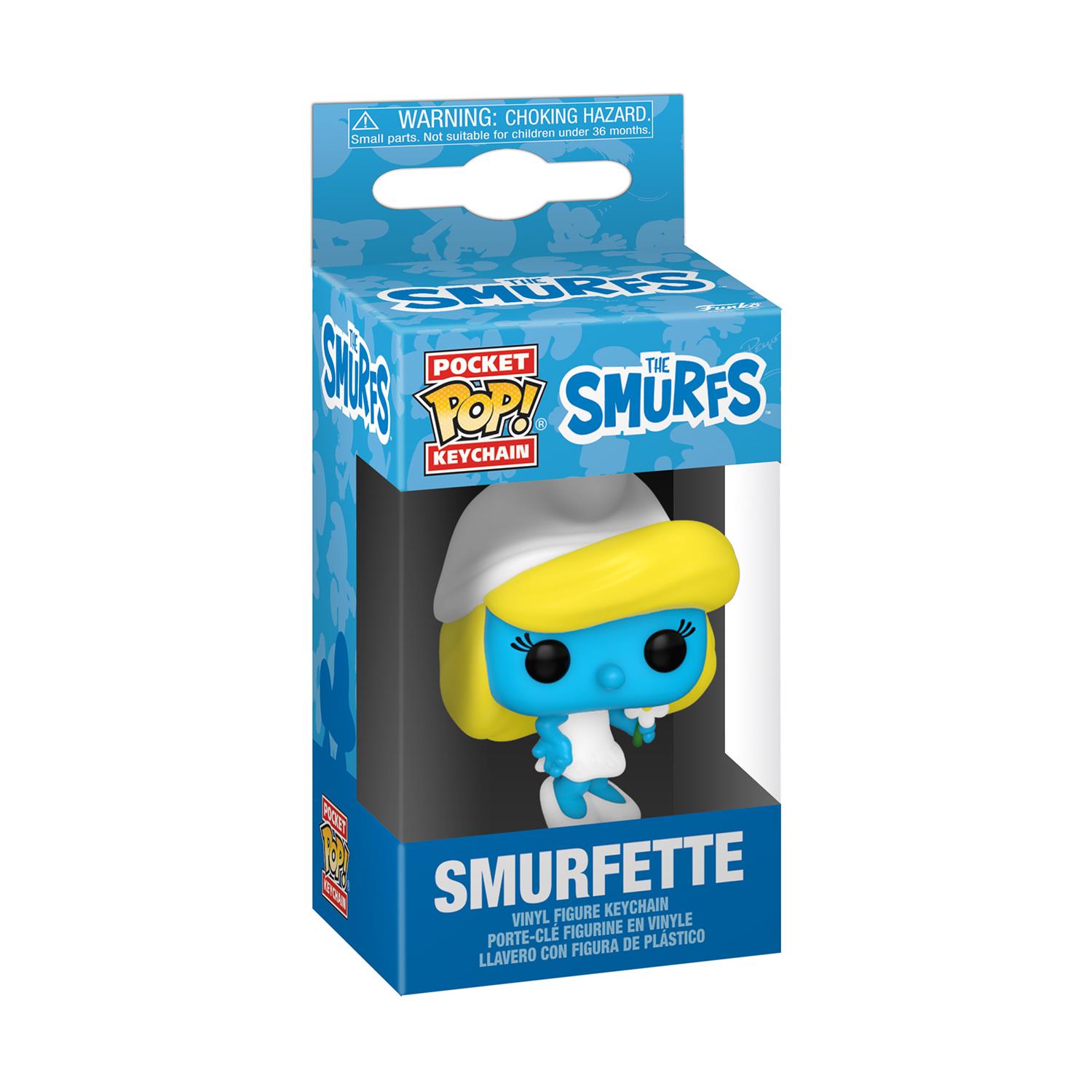 Funko Pocket Pop!: The Smurfs - Smurfette Vinyl Figure Keychain
