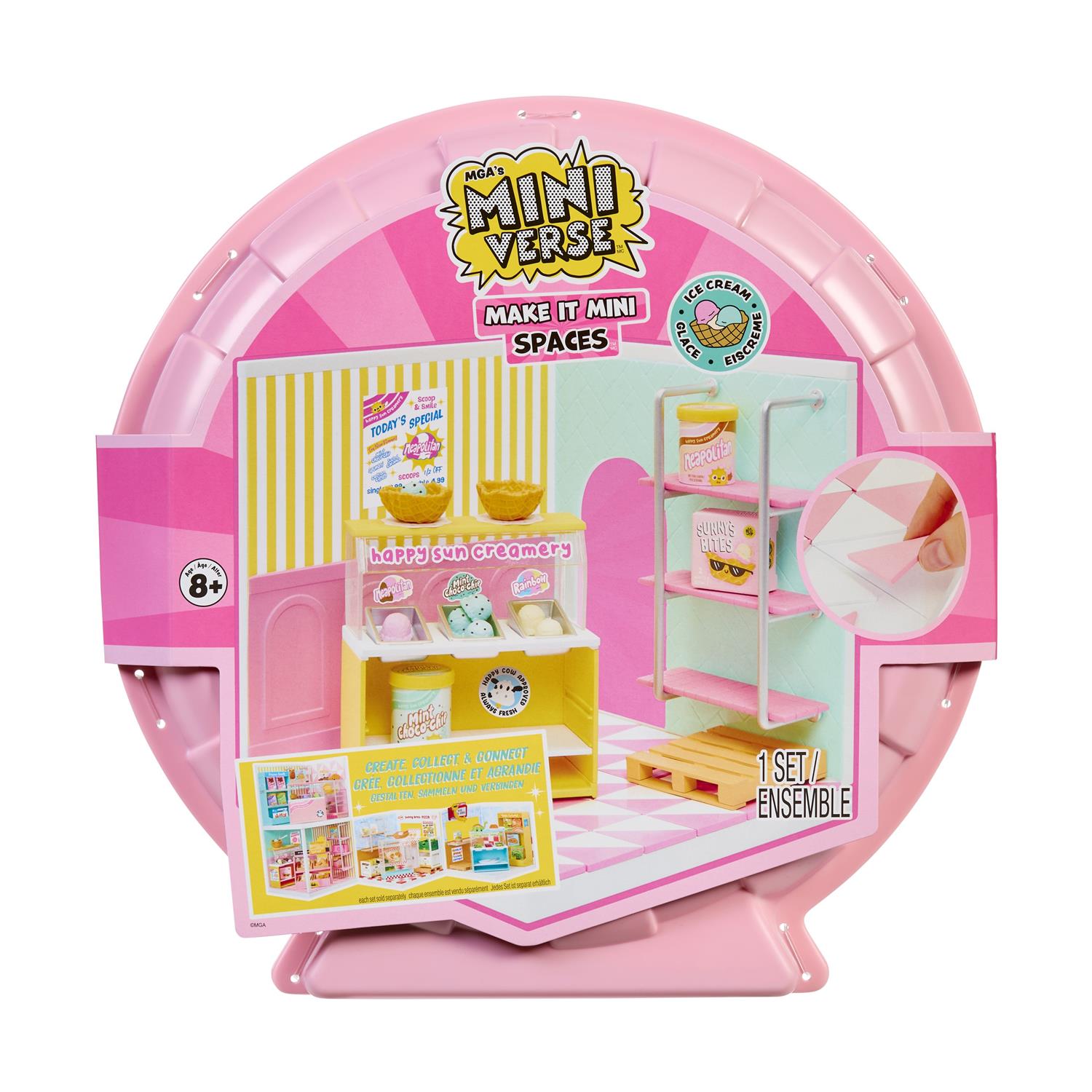 MGA Miniverse: Make it Mini Spaces Starter Pack - Ice Cream Playset ...